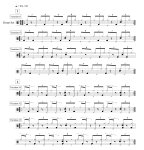 Quarter Note Triplet Exercises Part 2 – Francis' Drumming Blog