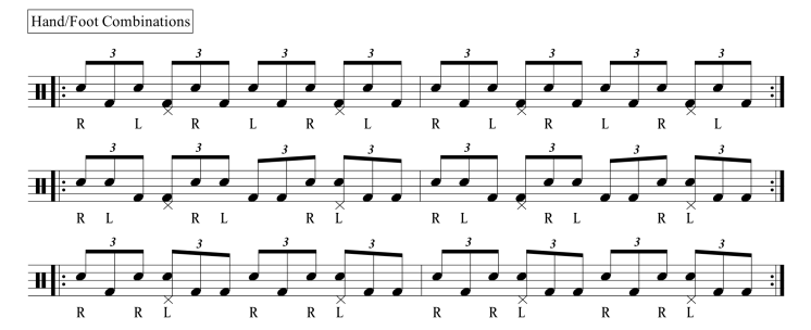 Jazz Comping Ideas – Hand/Foot Combinations: single, double, paradiddle ...