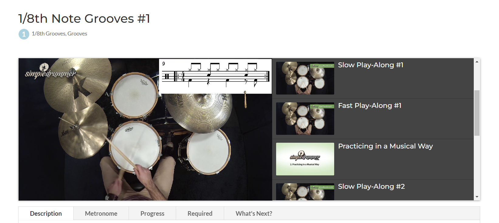 Simpledrummer – Review – Francis' Drumming Blog
